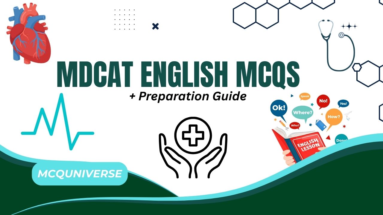 MDCAT English Practice MCQs 2026: Strategy, Quiz tests